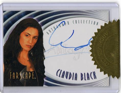 Farscape In Motion A6 Claudia Black As Aeryn Sun Case Incentive