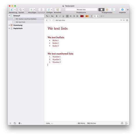 Compiling Lists Bullets And Numbers To Docx Scrivener For Macos