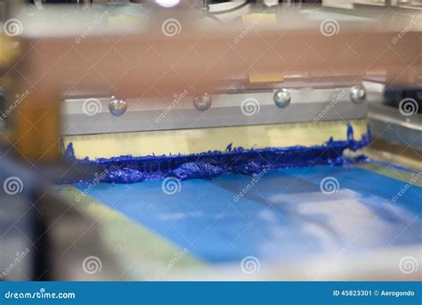 Offset Printing Machine Stock Image Image Of Industry