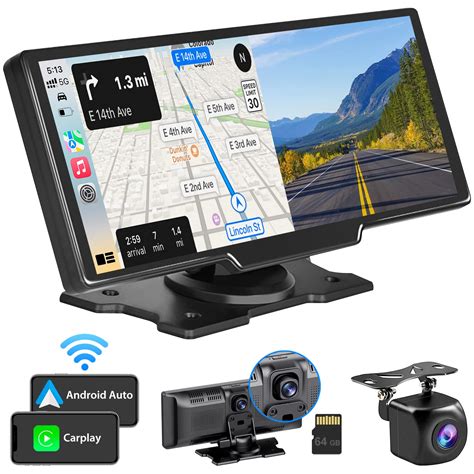Buy WestodsPortable Wireless Carplay Car Stereo with 2.5K Dash Cam - 9. ...