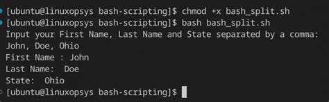 Bash Split String By Delimiter