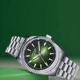 Buy Online Sonata Poze Quartz Analog Green Dial Silver Color Metal