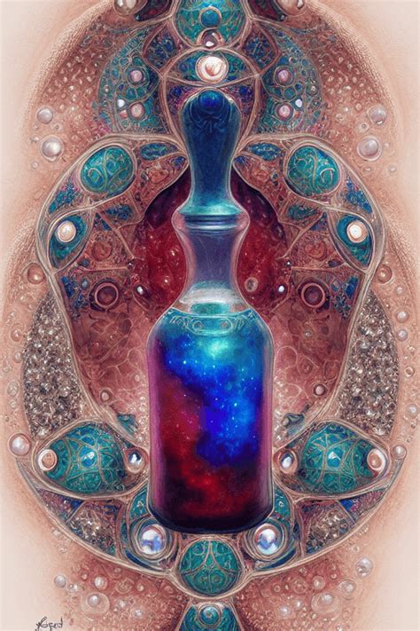 Pomegranate Odd Shaped Full Symmetrical Bottle Creative Fabrica