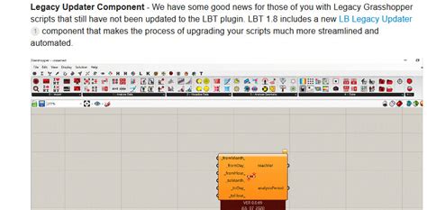 Ladybug Tools For Grasshopper 180 Release Releases Ladybug Tools Forum