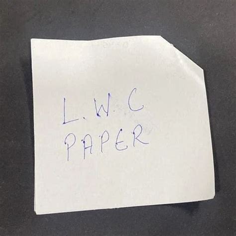 Pe Coating White Lwc Paper For Printing Single Side At Rs 66 Kilogram