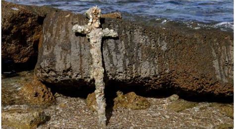 Diver Finds 900 Year Old Crusader Sword Off Israel Coast World News Diver Finds 900 Year Old Crusader Sword Off Israel Coast World News