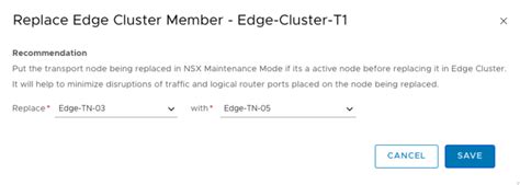 Nsx Edge Transport Node Upgrade Gone Wrong Vcloud Vision