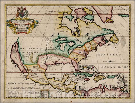 Printable Map Of North America