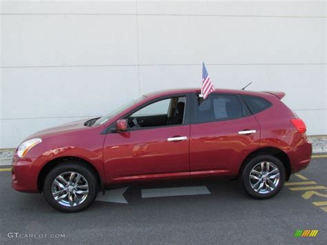 2010 Venom Red Nissan Rogue Awd Krom Edition 68093784 Photo 4