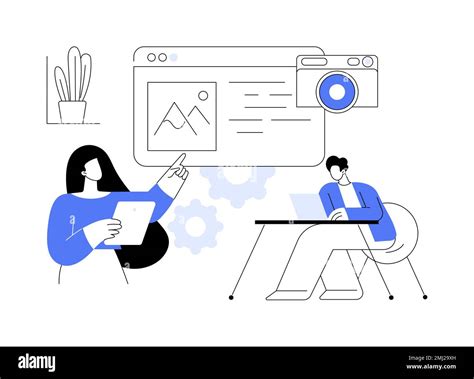 Photography Workshop Abstract Concept Vector Illustration Stock Vector