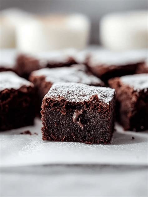 Luscious Dark Chocolate Brownies For Ultimate Indulgence