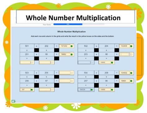 whole number multiplication puzzle activelearninglabs interactive learning