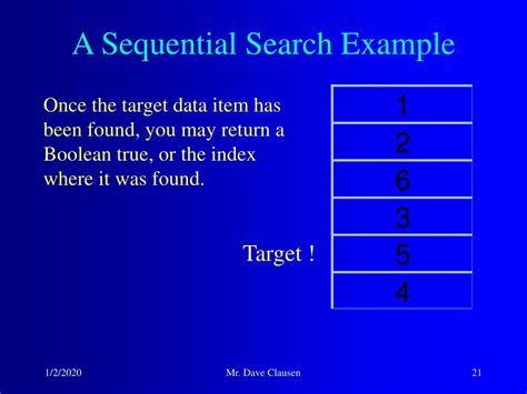 Ppt The Sequential Search Linear Search Powerpoint Presentation