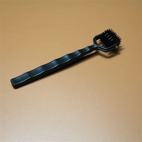 Sex Stimulation Plastic Pin Prick Wheel Spiked Wartenberg Needle Sharp Pin Wheel Bondage Testing