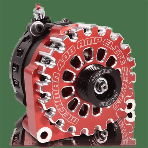 400 Amp Red Billet Alternator For 14 18 Gm Truck