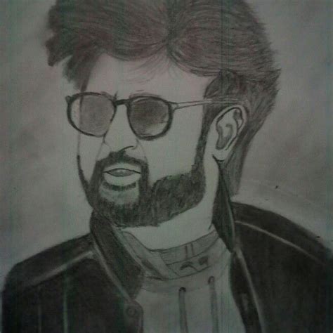 Rajinikanth Pencil Drawing Sketches Pencil Sketch Portrait Portrait