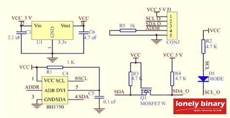 Bh1750fvi Digital Light Intensity Sensor Lonely Binary