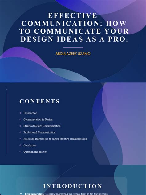 Communication In Design Pdf Communication Knowledge