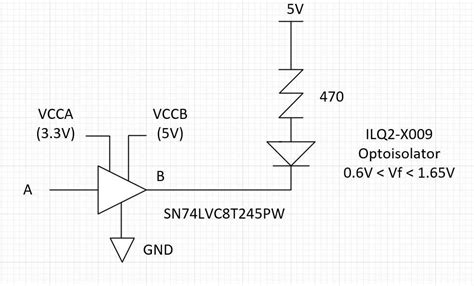 Sn74lvc8t245 Output Stage Question Logic Forum Logic Ti E2e