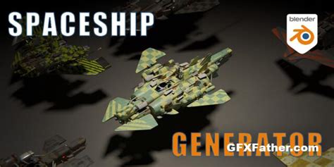 Procedural Spaceship Generator For Blender Gfxfather