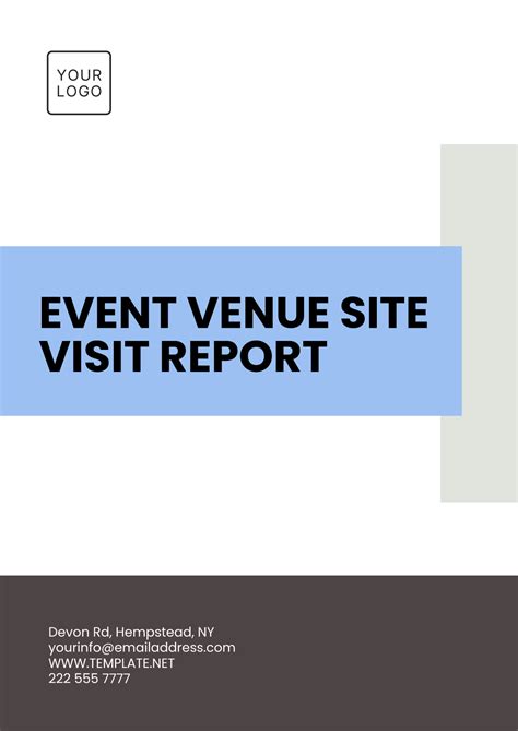 Free Civil Engineering Site Visit Report Template To Edit Online