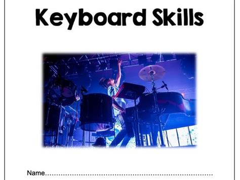 Keyboard Skills Booklet Teaching Resources