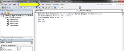 How To Protect Your Vba Code Dedicated Excel