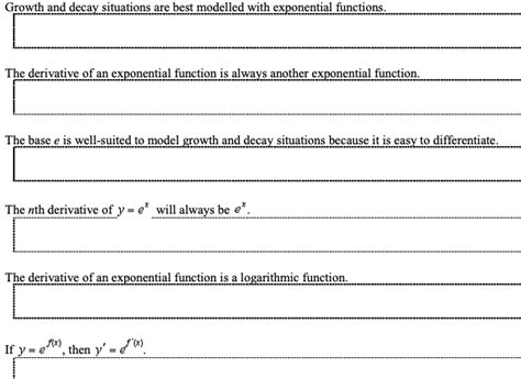 Solved Growth And Decay Situations Are Best Modelled With Chegg