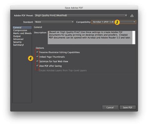 Setting PDF Preset Expressprint Com My