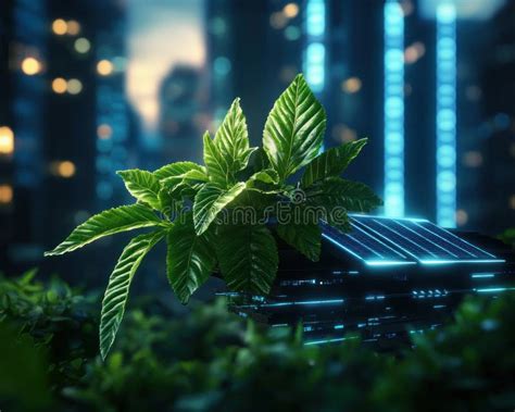 Experience The Future Renewable Powered Ai Driven Smart Grids Illuminate A Futuristic City