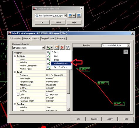 One Manhole Two Alignments Pipe Structure Alignment Association For