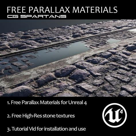 Free Parallax Materials For Ue4 Unreal Engine Environment Design Computer Graphics