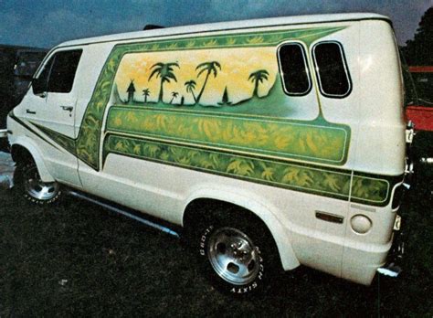 Custom 70s Dodge Van