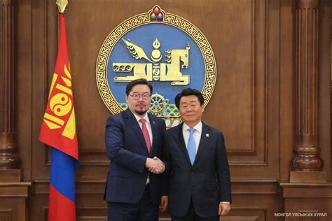 УИХ ын дарга Г Занданшатар Элчин сайд Ким Жун Гүг хүлээн авч уулзлаа