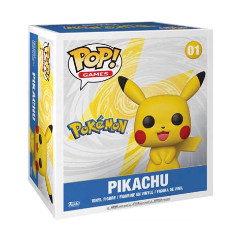 Funko Pop Games Pokemon Pikachu 01 18 Polegadas Original 45 Cm Moça