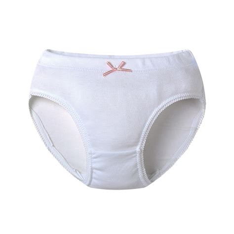 Threegun Girls Cotton Briefs White Dance Shorts 100 Cotton