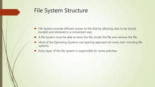 File System Structure PPTX