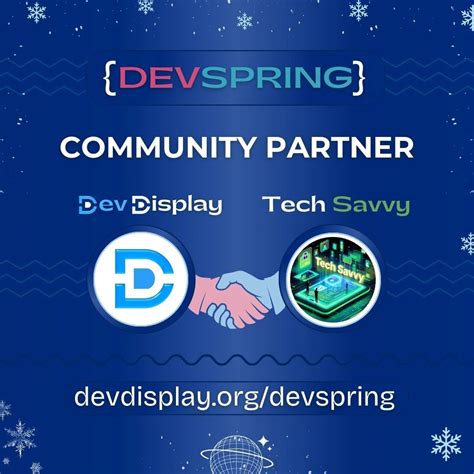 Tech Savvy Community On Linkedin Techsavvy Devdisplay Devspring