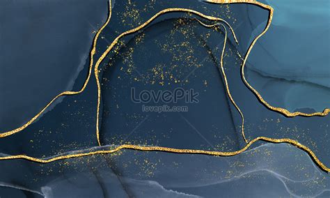 진한 파란색 대리석 금테 질감 배경 이미지 Hd 대리석 질감 대리석 조직 배경 사진 무료 다운로드 Lovepik
