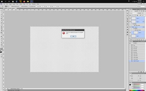 P Rasterize Layer Style Fails With Program Error Adobe Community