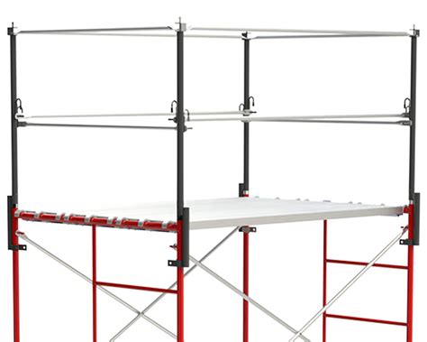 Build Frames Steel 9 6 In Guard Rail Kit For Scaffolding Grbk57 Bfl Sansujyuku