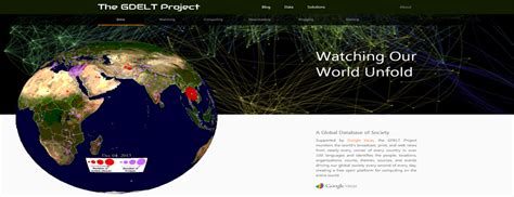 New Gdelt Website Debuts The Gdelt Project
