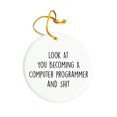 Computer Programmer Ornament Programmer Christmas Ornament Christmas Tree Ornament Computer