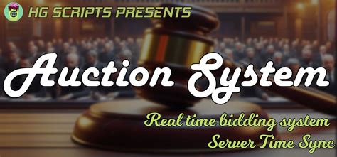 Advanced Auction System [esx Qbcore] Fivem Releases Cfx Re Community