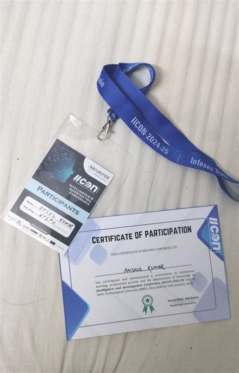 Anshul Kumar On Linkedin Iicon2025 Dtu Cybersecurity Intelligence
