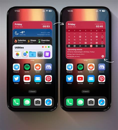 Interactive Widget Cards