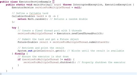 Using Executorservice With Callable And Future In Java Salma Mzoughi