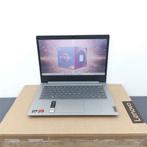 Jual Laptop Lenovo Ideapad Slim Amd Ryzen U Gb Ssd Gb Silver Likenew Shopee Indonesia