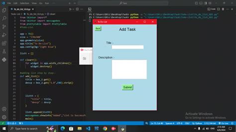 How To Create A To Do List Application With Python Pushkar Singh Posted On The Topic Linkedin