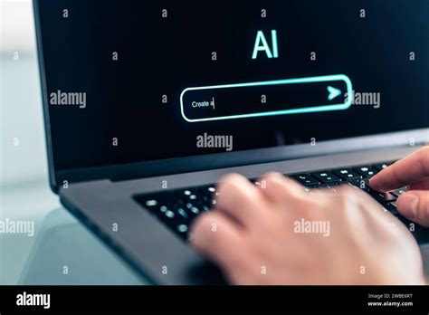 Ai Prompt Chat Bot Search Website To Generate Data Text Or Image Man